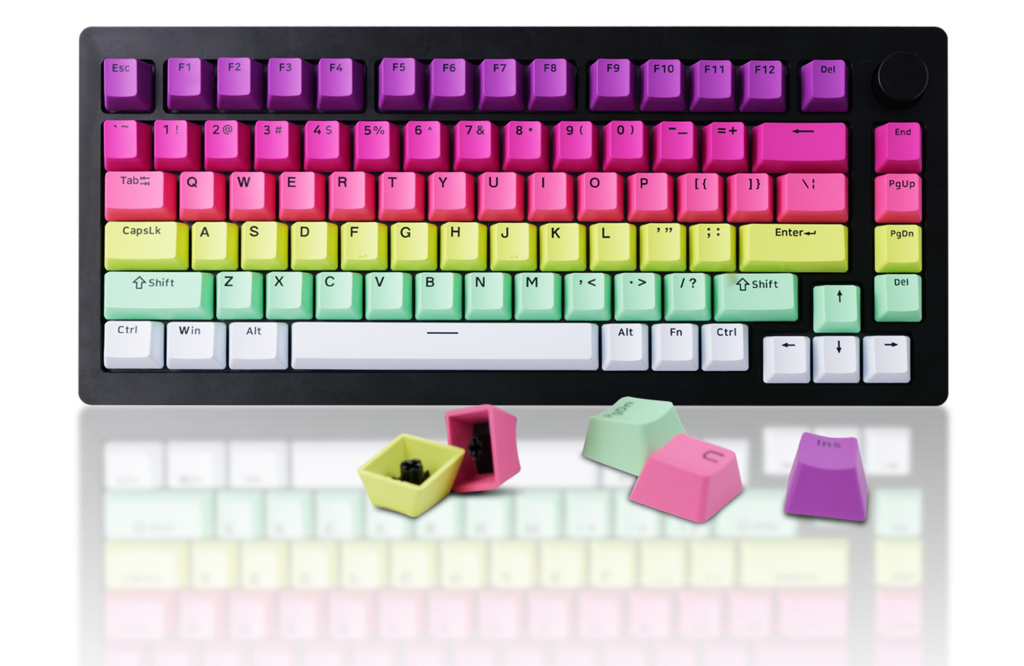 Rainbow Gradient Keycap Set (132-key) - MonsGeek