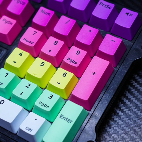 Rainbow Gradient Keycap Set (132-key) - MonsGeek