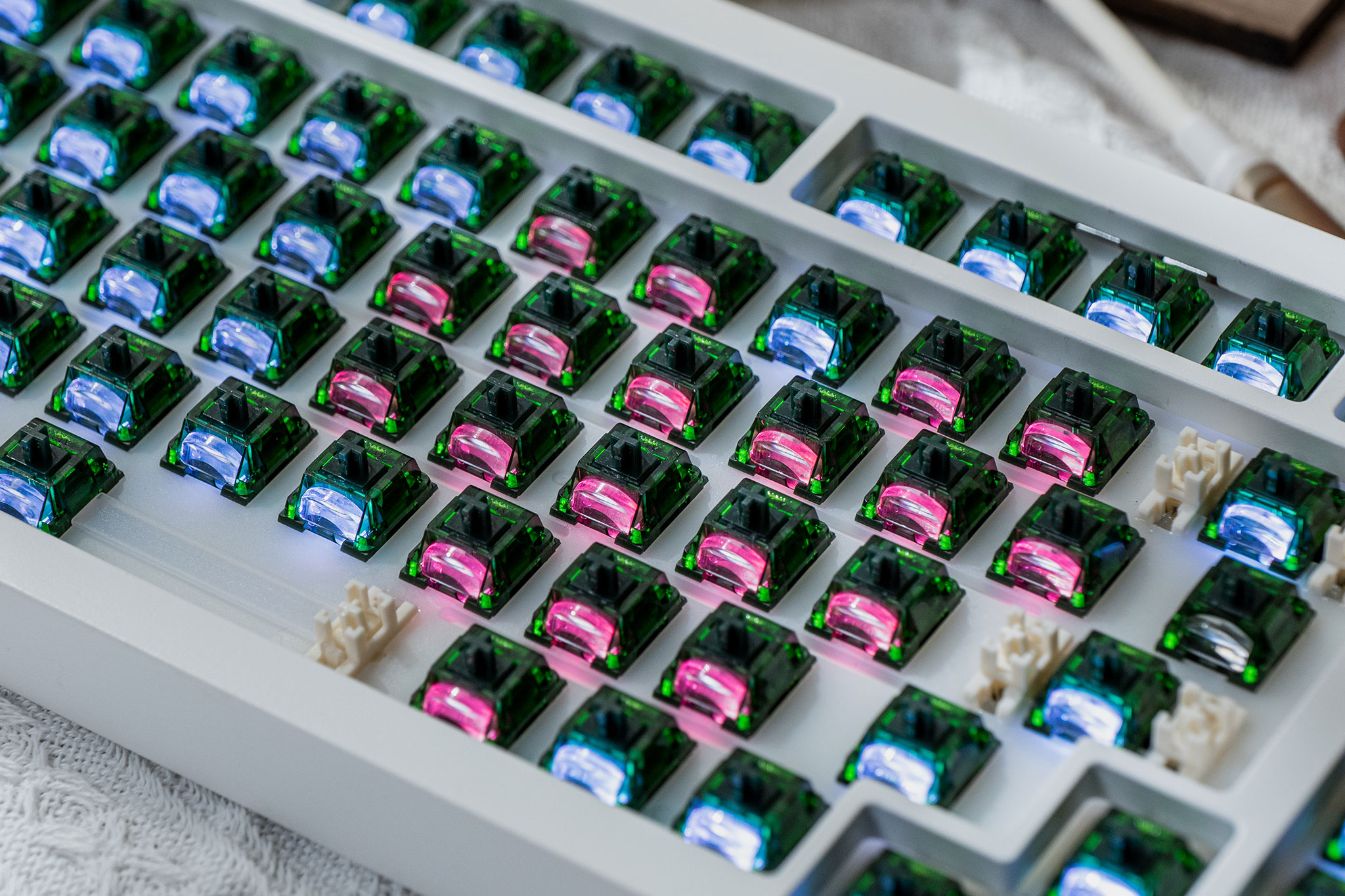 MonsGeek & Akko Green Fog Switches: Heavy Linear Mechanical Keyboard ...