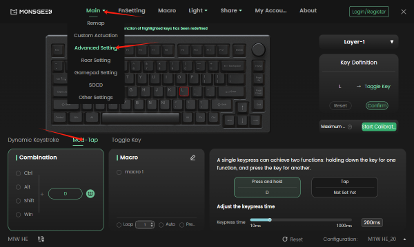 Understanding MOD-Tap and Setting it in MonsGeek Driver for HE ...