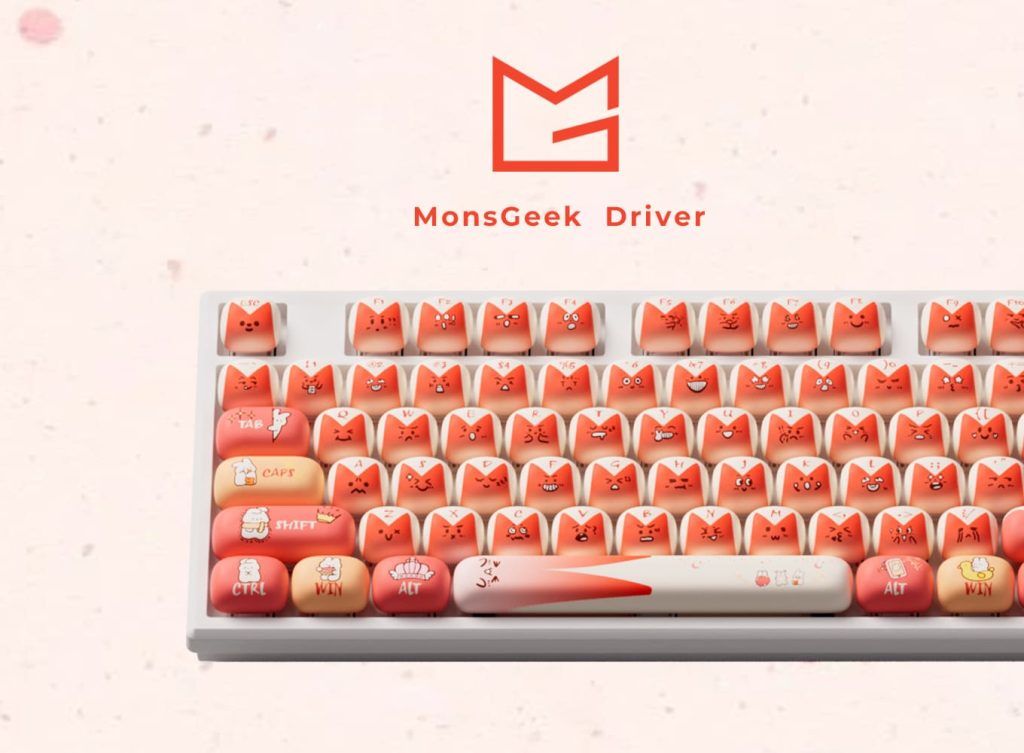 MG108B Bunny Apple Mechanical Keyboard - MonsGeek