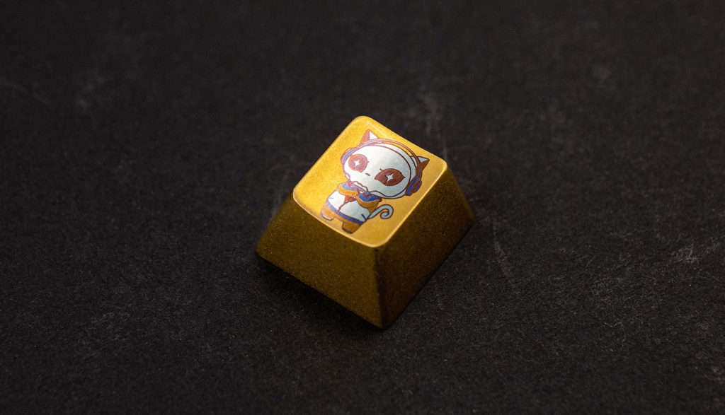 Akko 8th Anniversary Titanium Keycap - MonsGeek
